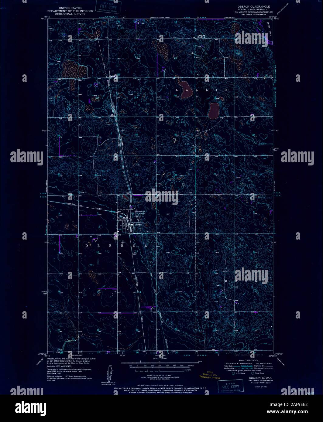 Oberon map hi-res stock photography and images - Alamy