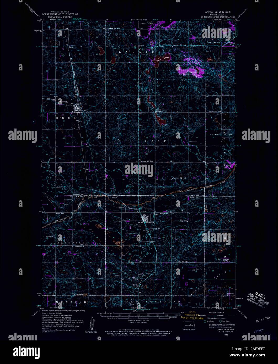 Oberon map hi-res stock photography and images - Alamy