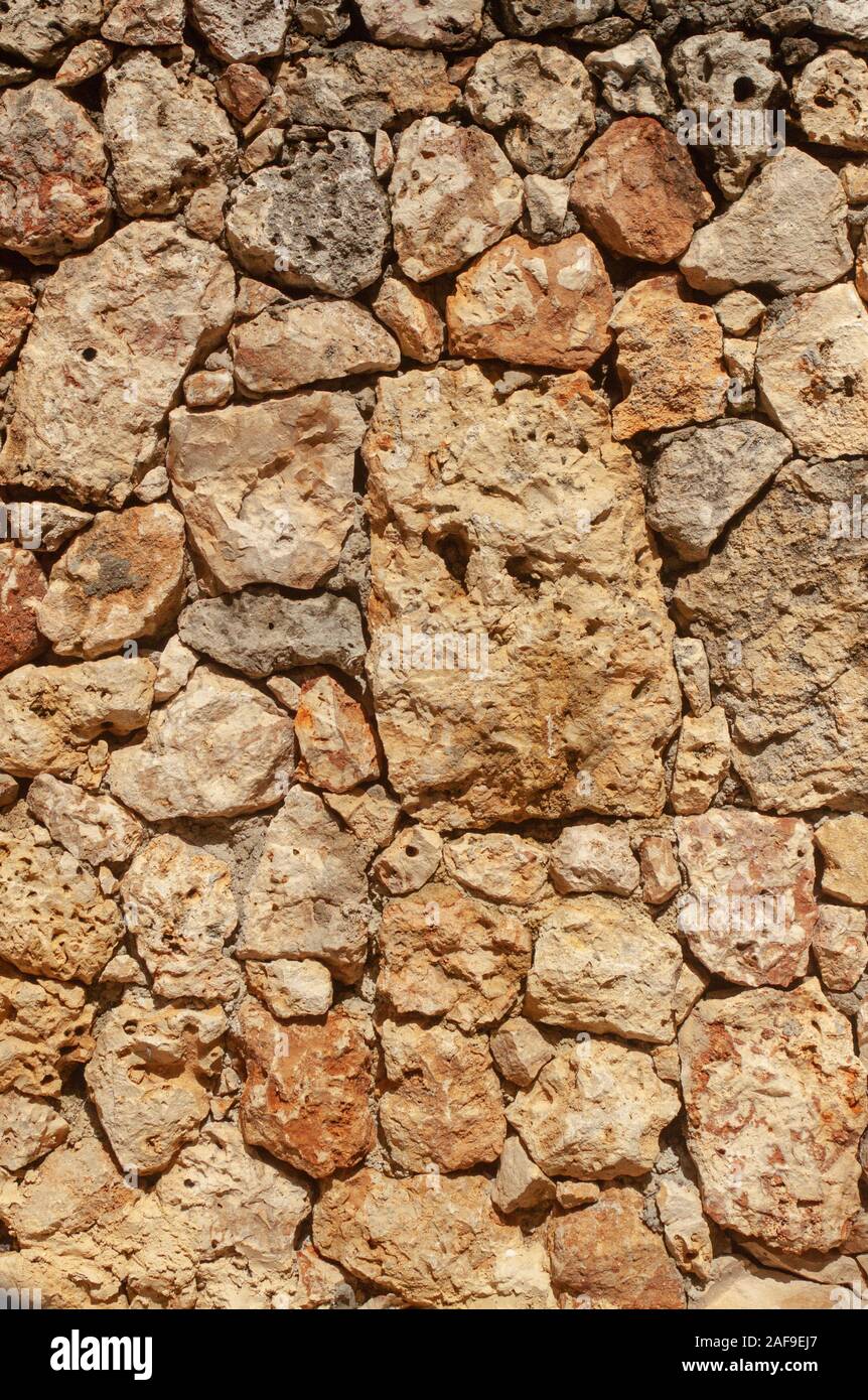 Pebble wall texture 2 Stock Photo - Alamy