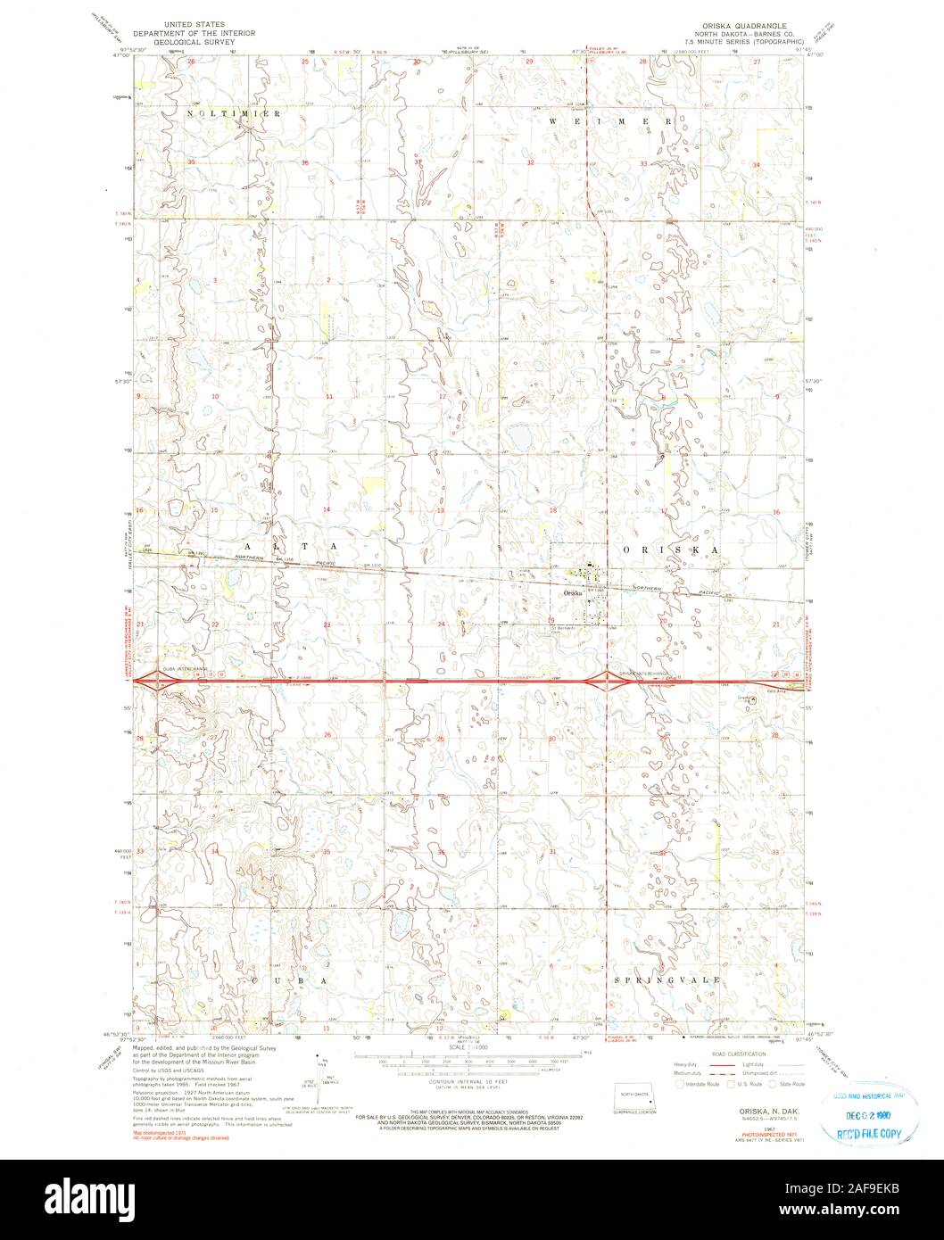 Map of oriska north dakota hi-res stock photography and images - Alamy