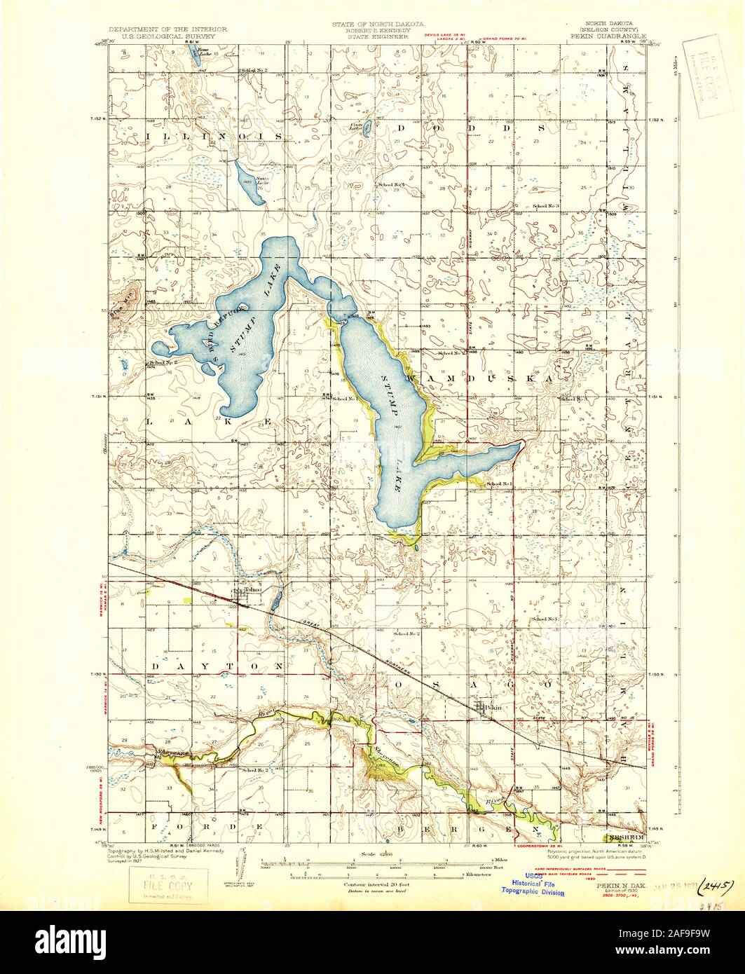Map of pekin north dakota hi-res stock photography and images - Alamy