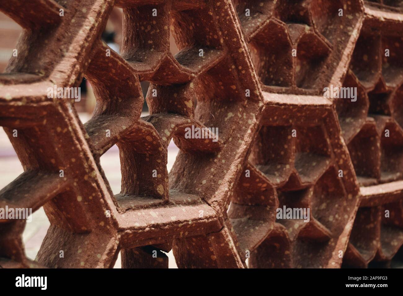 Carved stone in the Taj Mahal Stock Photo - Alamy
