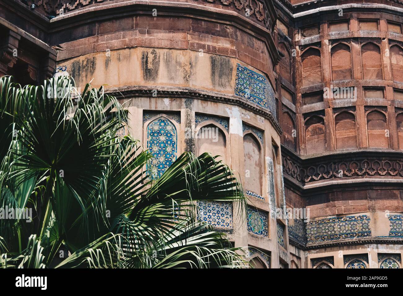 Towers of the Red Fort Stock Photo - Alamy
