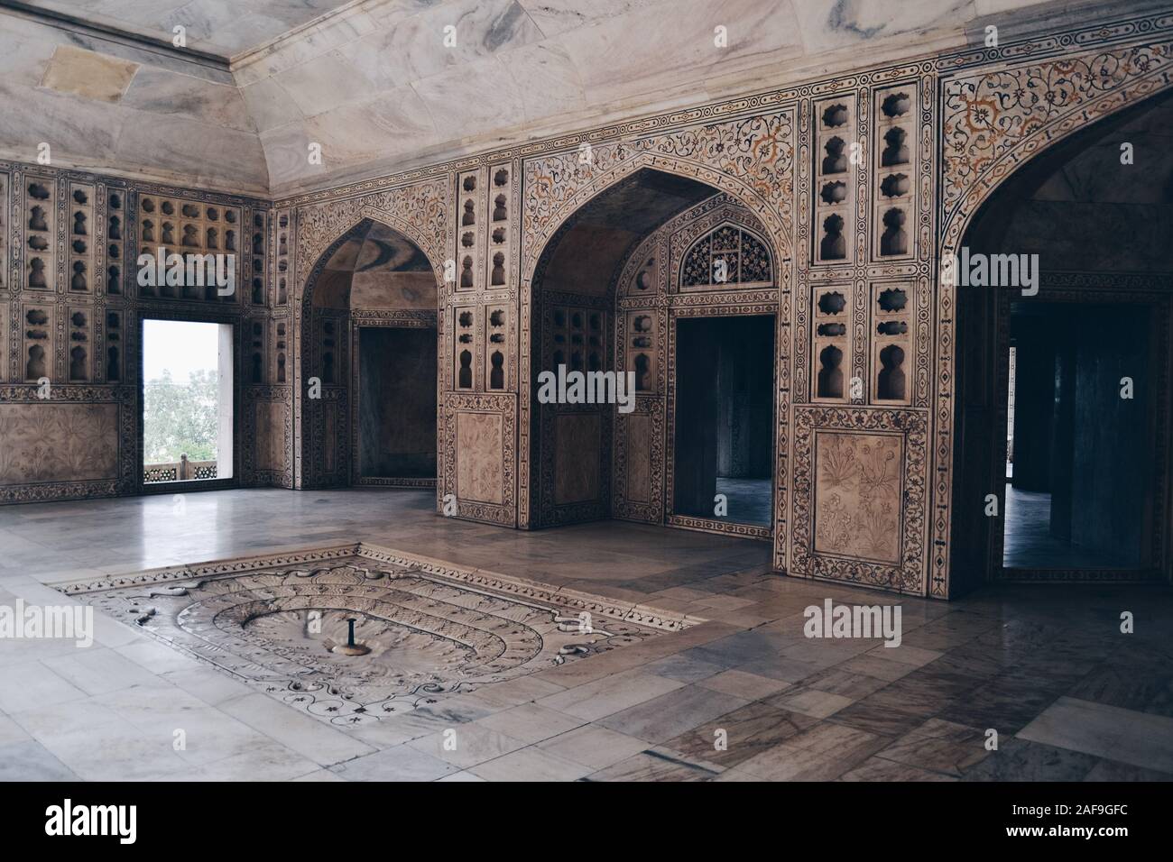 Marble Palace Inside The Red Fort High Resolution Stock Photography and ...