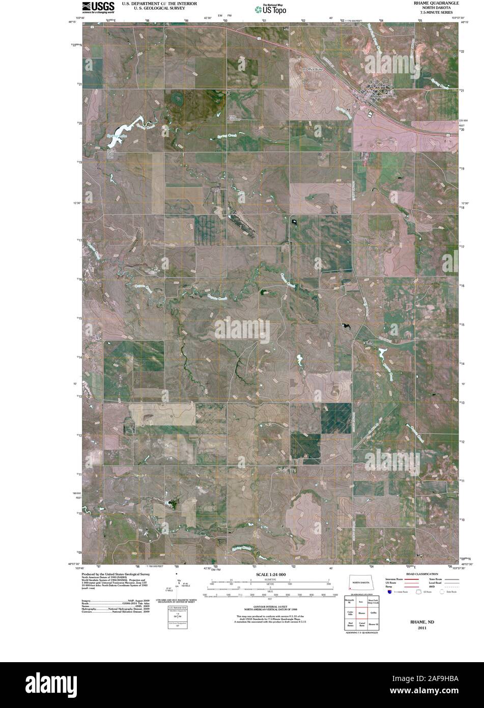 Map of rhame hi-res stock photography and images - Alamy