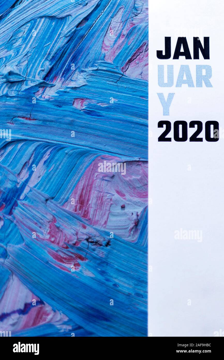 Yearly calendar design hi-res stock photography and images - Alamy