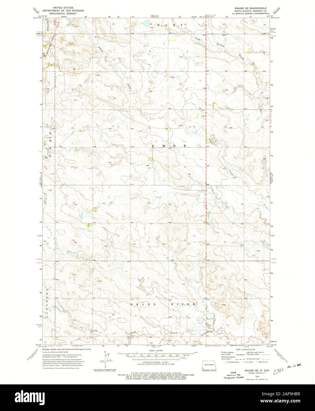 Map of rhame hi-res stock photography and images - Alamy