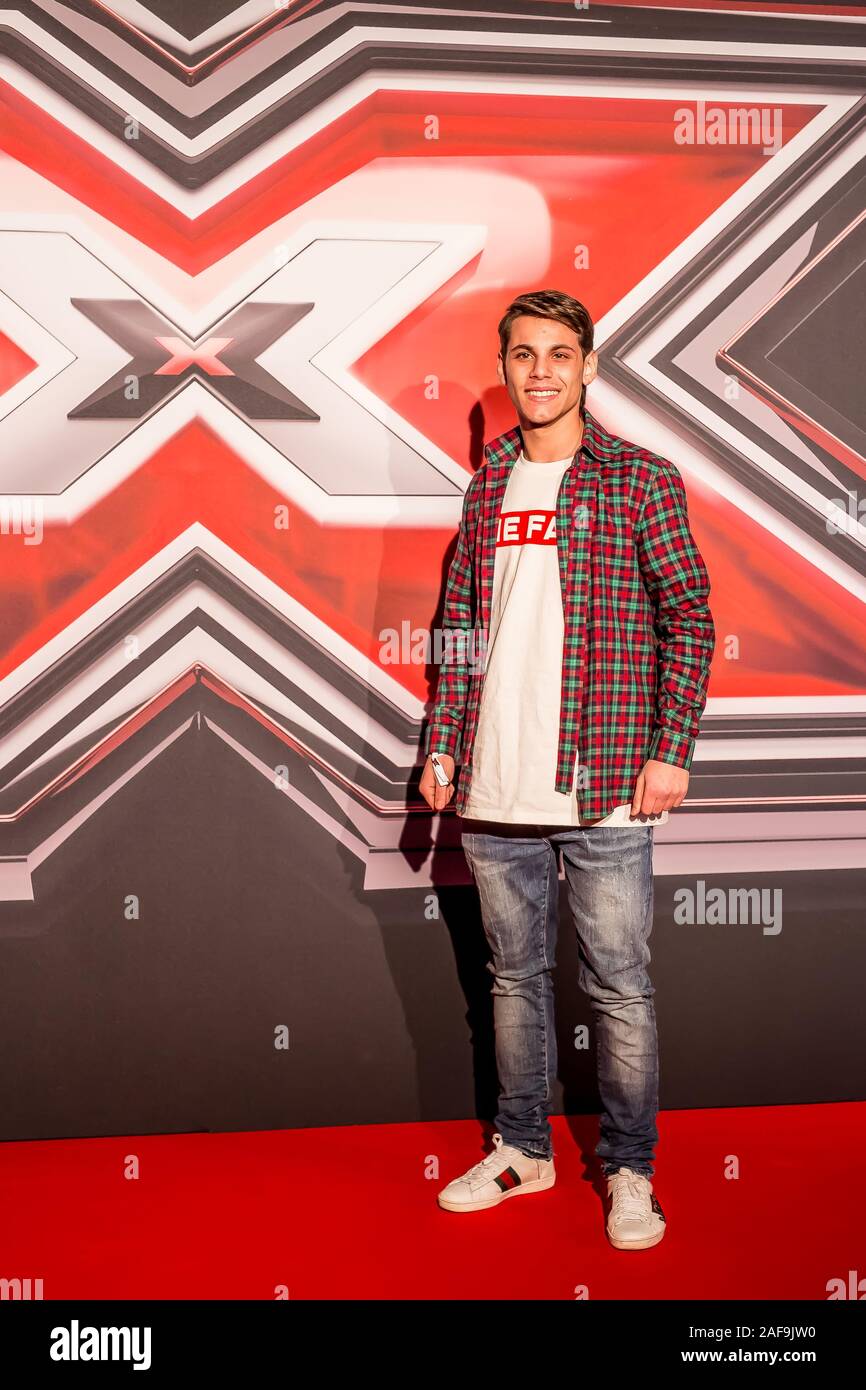 Assago, Italy. 12th Dec, 2019. Photocall during the X-Factor Italy 2019 ...