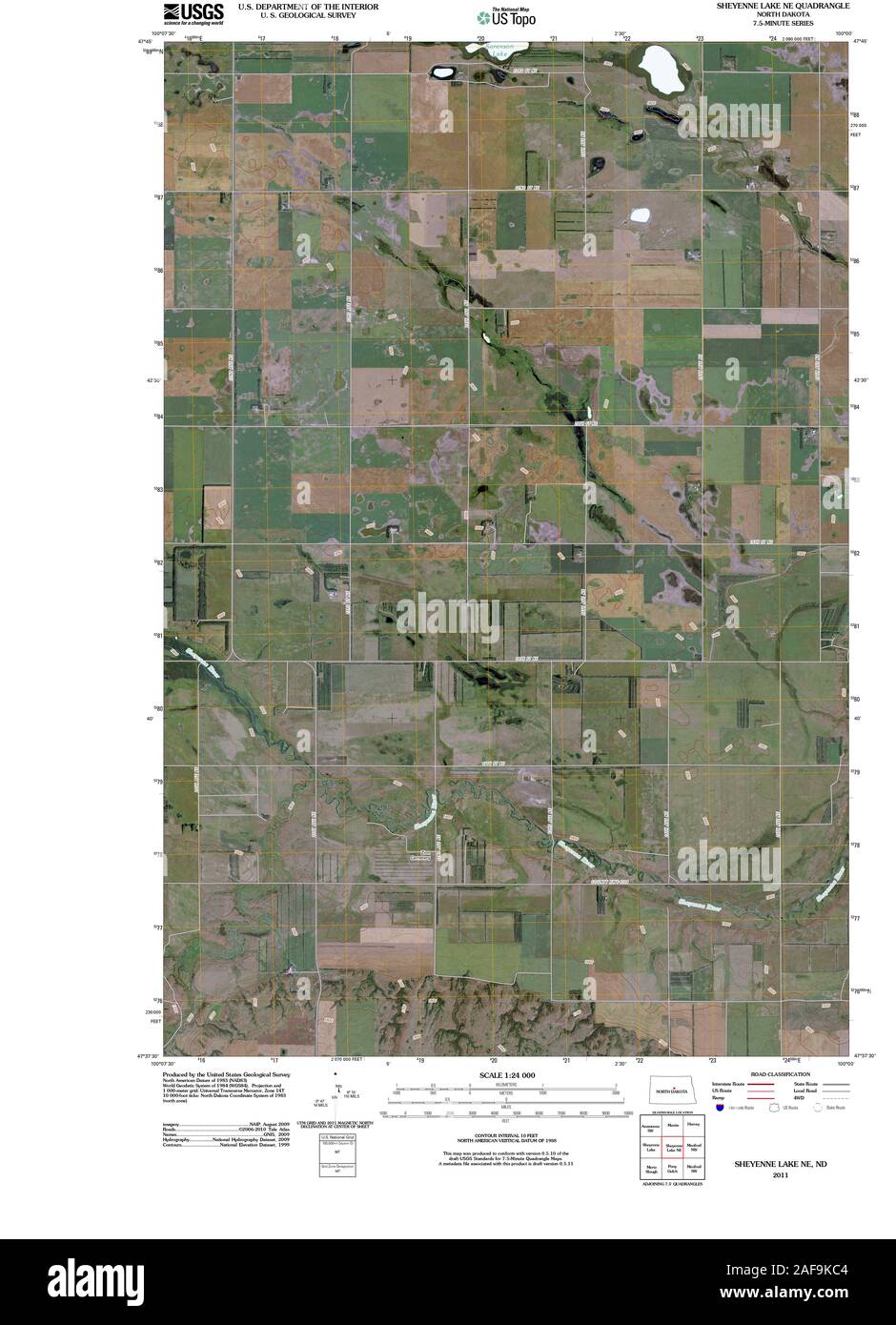 Map of sheyenne hi-res stock photography and images - Alamy