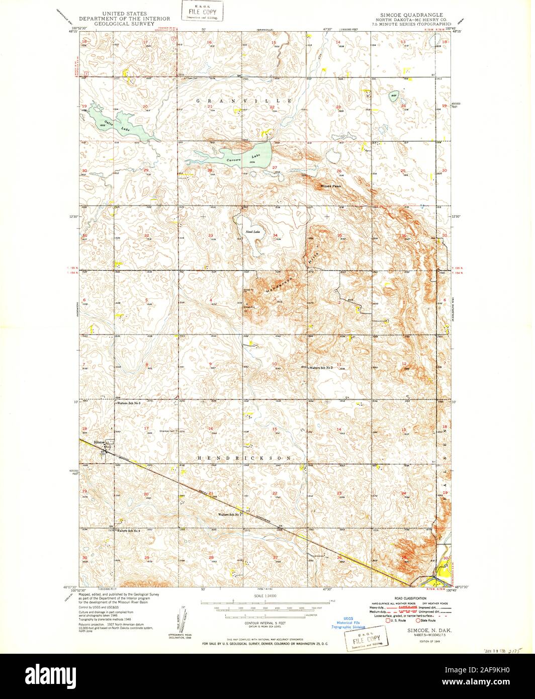 Simcoe map hi-res stock photography and images - Alamy