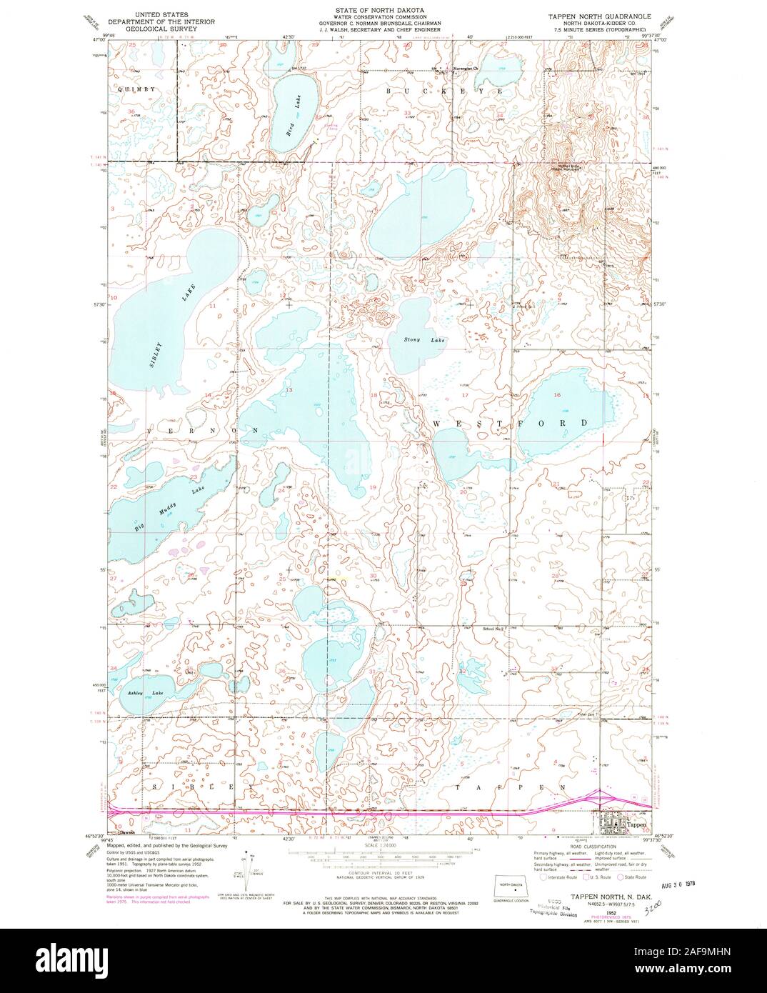 Map of tappen Cut Out Stock Images & Pictures - Alamy
