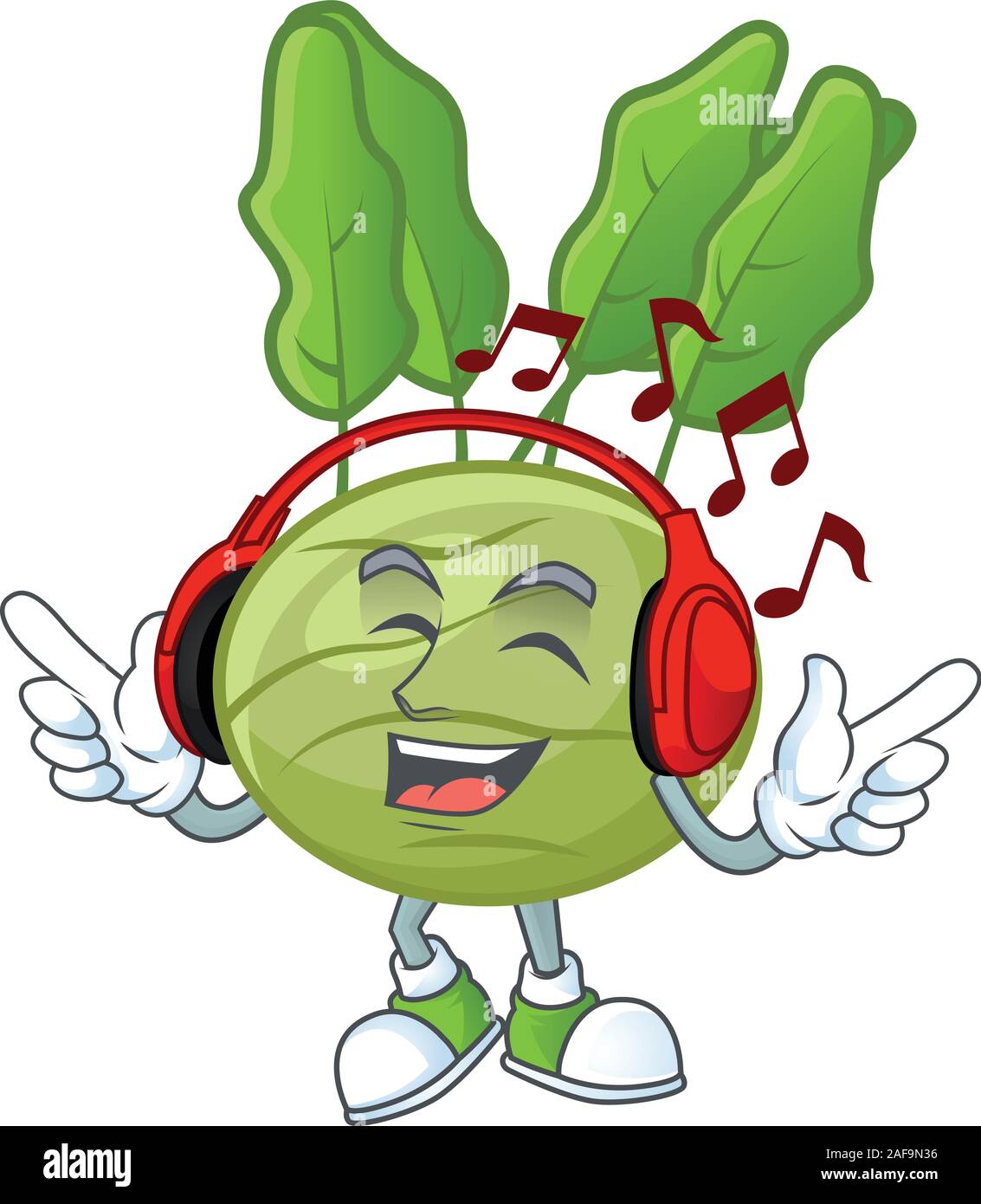 Happy red cabbage vegetable cartoon Cut Out Stock Images & Pictures - Alamy