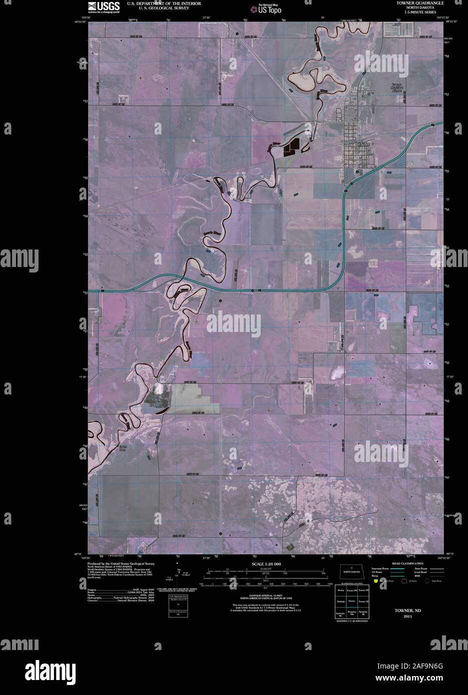 Towner map hi-res stock photography and images - Alamy