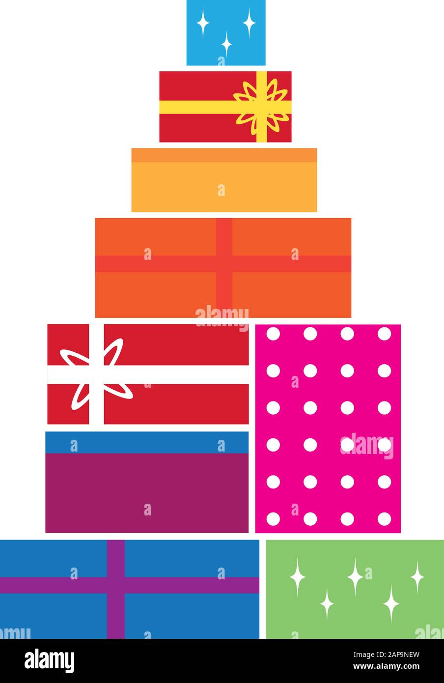 Christmas new years shopping Stock Vector Images - Alamy