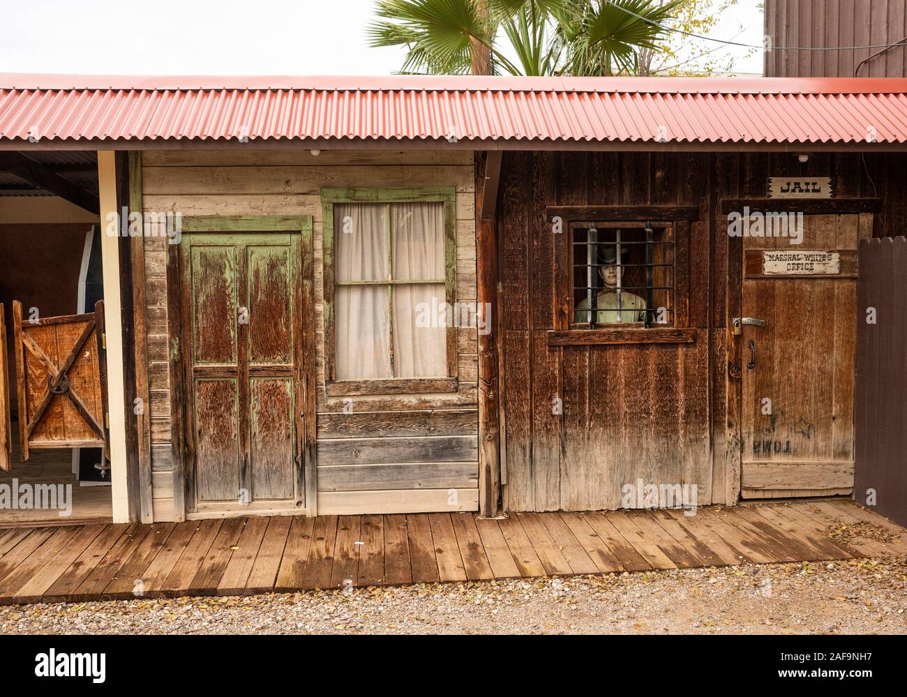 Tombstone, AZ - November 27, 2019: A view of the O.K. Corral complex ...