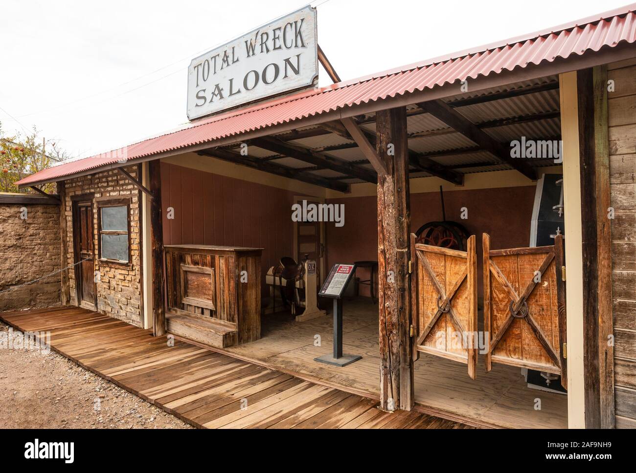 Tombstone, AZ - November 27, 2019: A view of the O.K. Corral complex ...