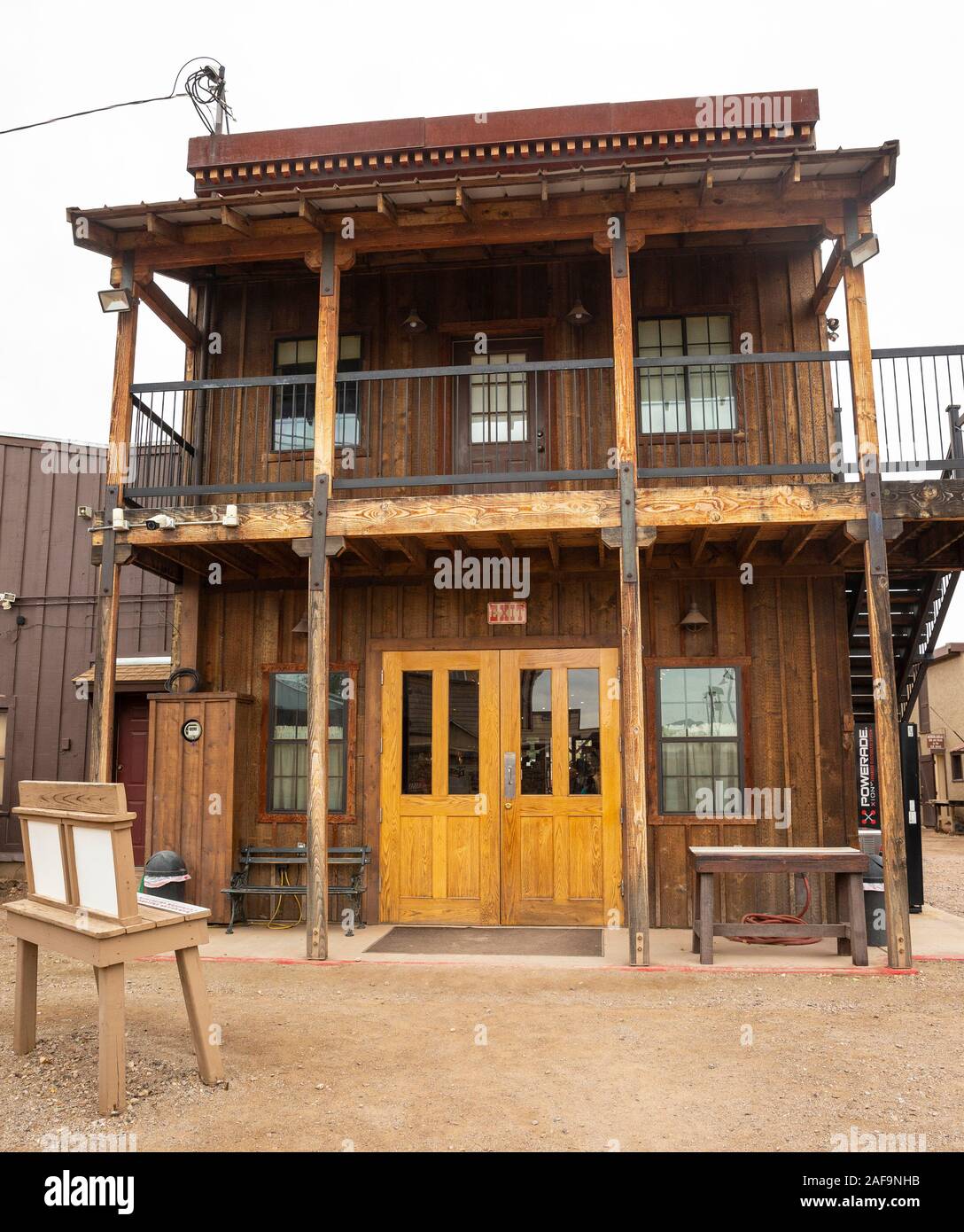 Tombstone, AZ - November 27, 2019: A view of the O.K. Corral complex ...