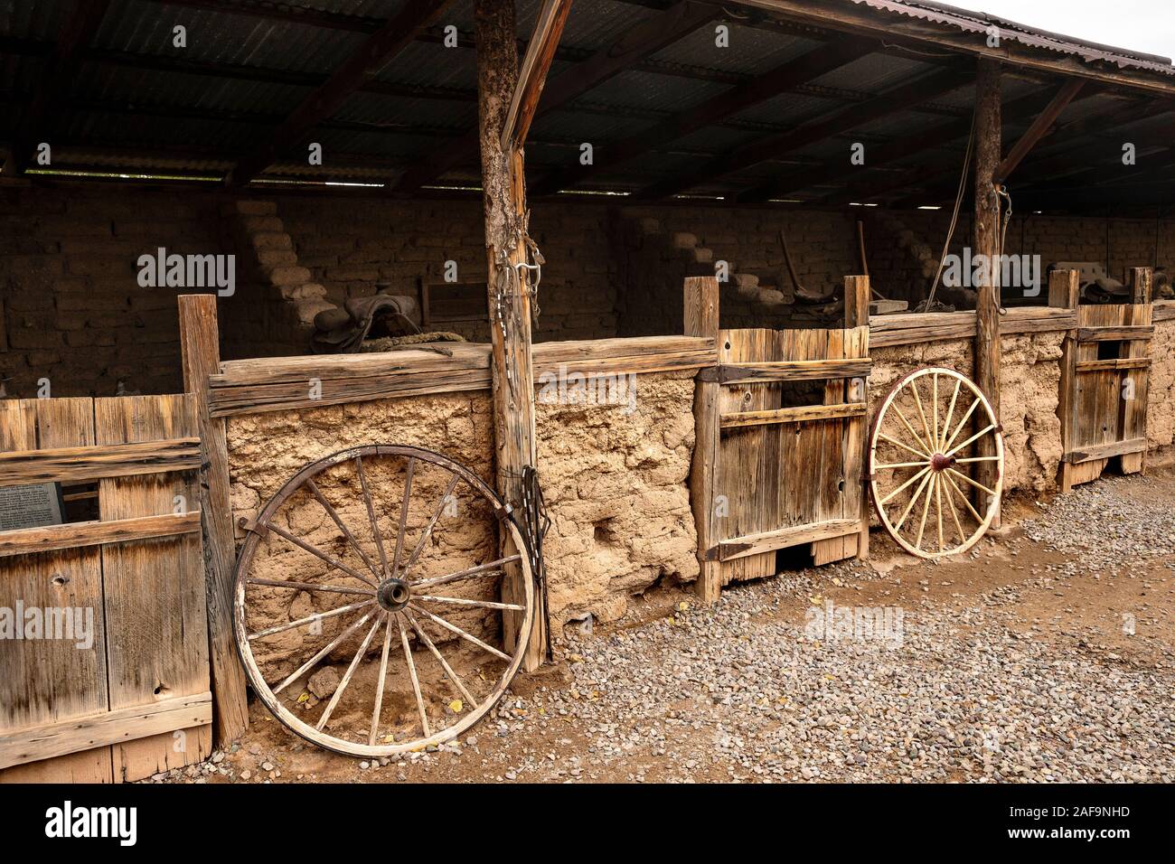 Tombstone, AZ - November 27, 2019: A view of the O.K. Corral complex ...