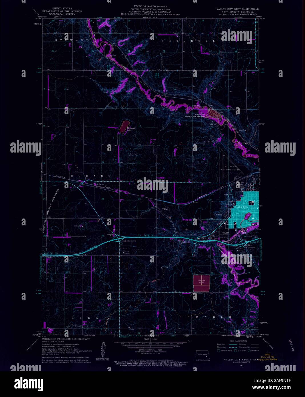 West valley city map hi-res stock photography and images - Alamy