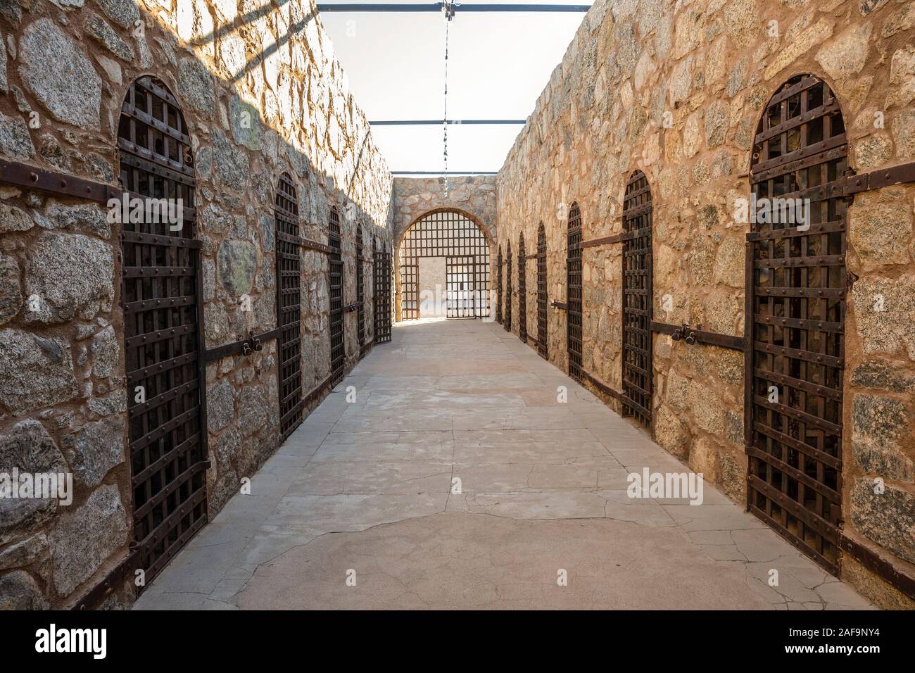A view of the Yuma Territorial Prison in Yuma, Arizona Stock Photo - Alamy