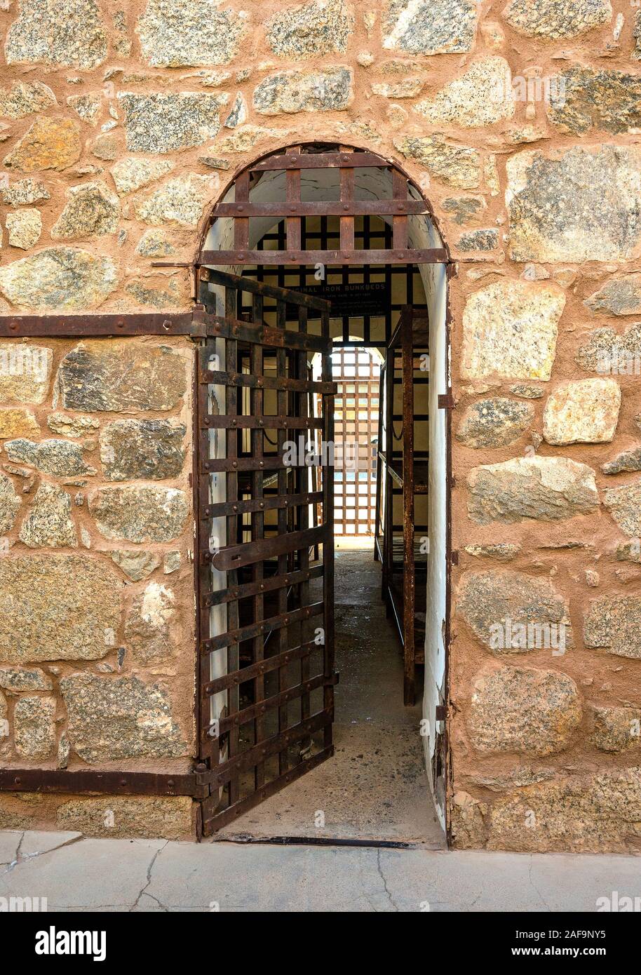 A view of the Yuma Territorial Prison in Yuma, Arizona Stock Photo - Alamy