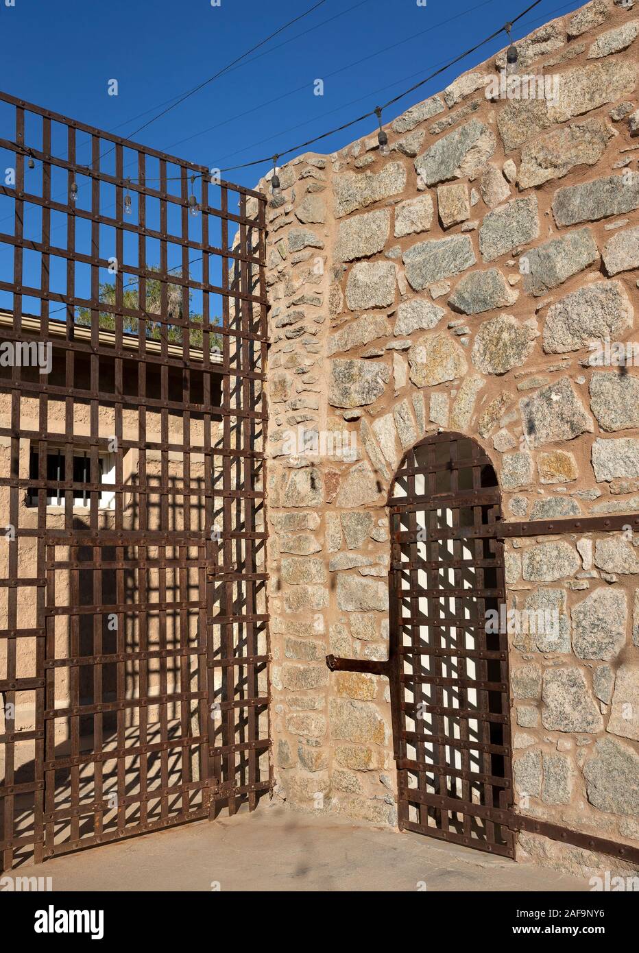 A view of the Yuma Territorial Prison in Yuma, Arizona Stock Photo - Alamy