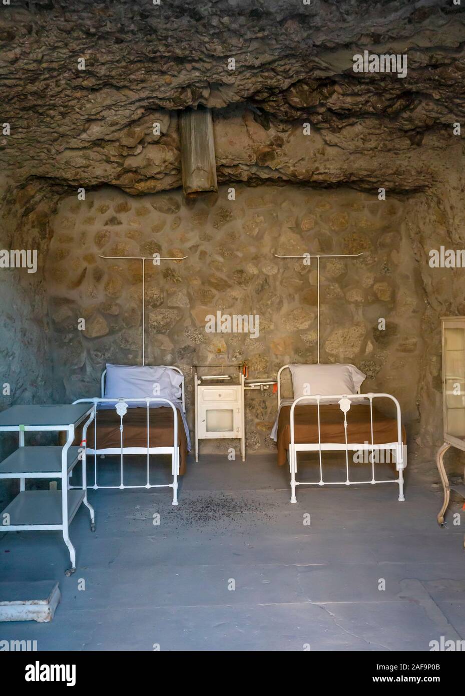 A view of the hospital cells at Yuma Territorial Prison in Yuma ...