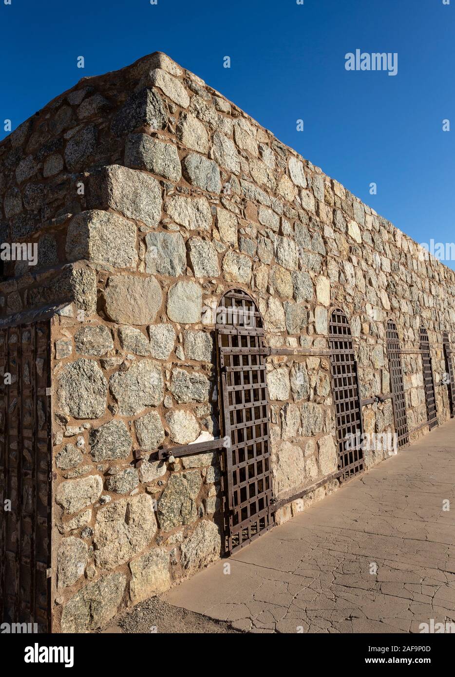 A view of the Yuma Territorial Prison in Yuma, Arizona Stock Photo - Alamy