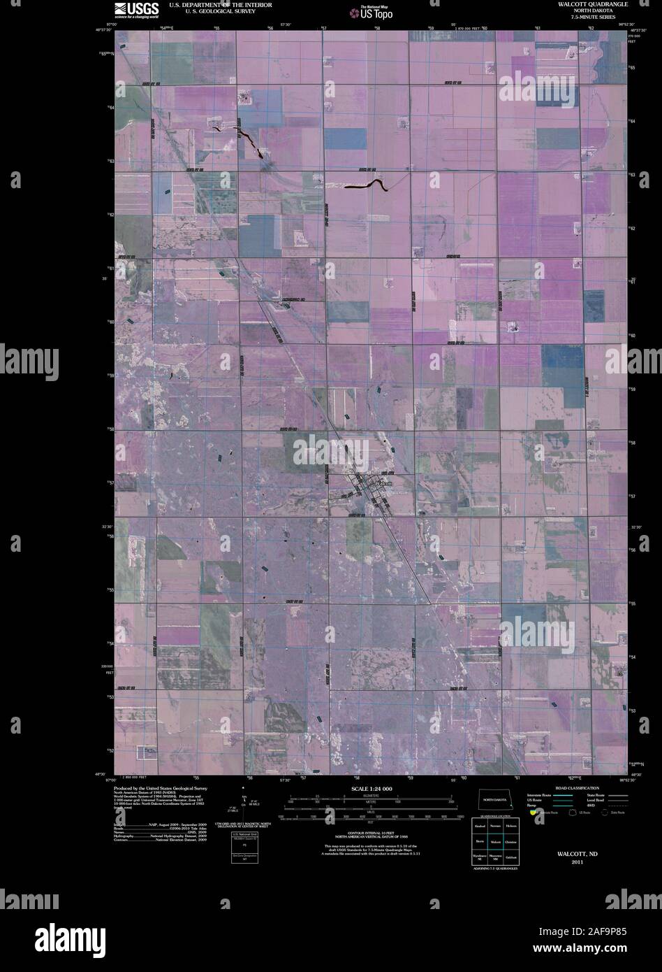 Map of walcott hi-res stock photography and images - Alamy