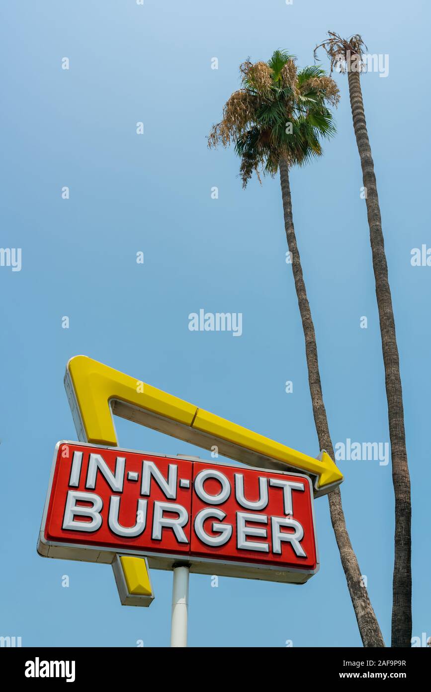 In n out burger sign hi-res stock photography and images - Alamy