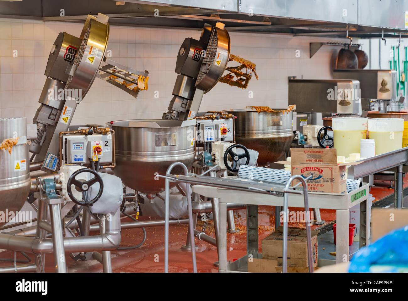 Las Vegas, AUG 15: Interior view of the famous Ethel M Chocolate ...