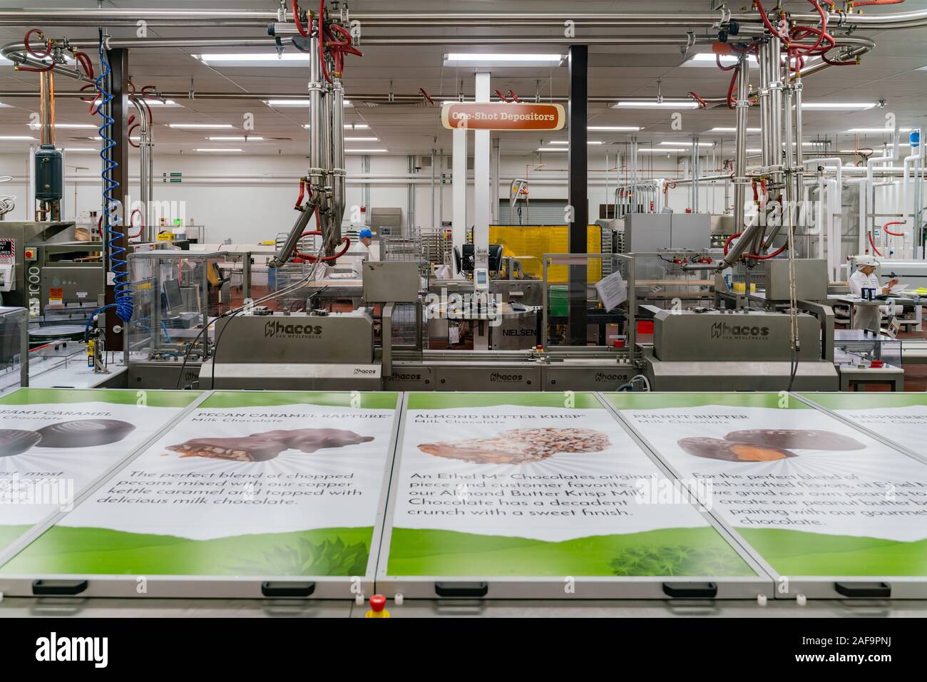 Las Vegas, AUG 15: Interior view of the famous Ethel M Chocolate ...