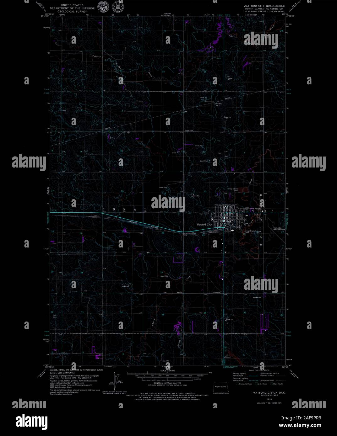 Watford map hi-res stock photography and images - Alamy