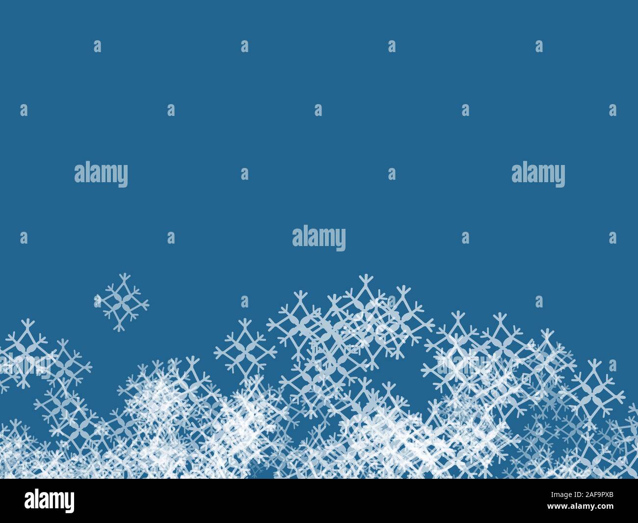 Winter Snow Gift Card Design Stock Photo - Alamy