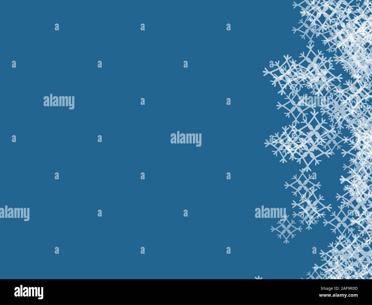 Winter Snow Gift Card Design Stock Photo - Alamy