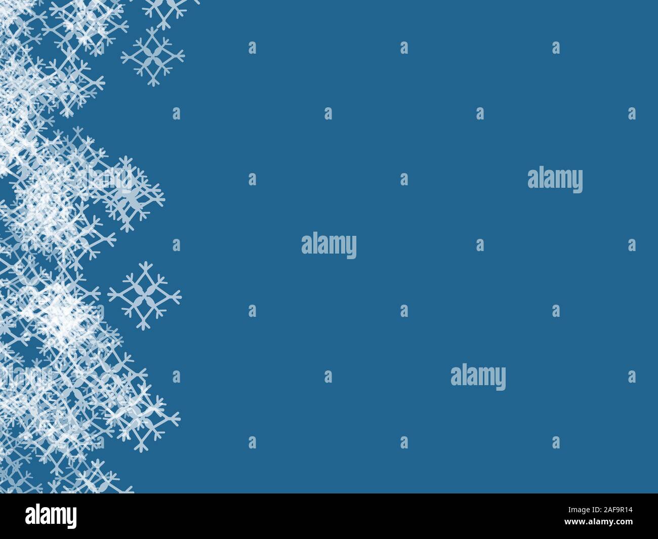 Winter Snow Gift Card Design Stock Photo - Alamy