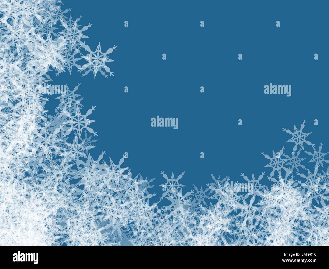 Winter Snow Gift Card Design Stock Photo - Alamy