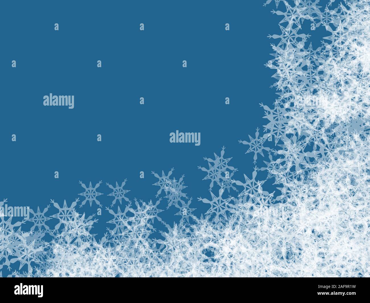 Winter Snow Gift Card Design Stock Photo - Alamy