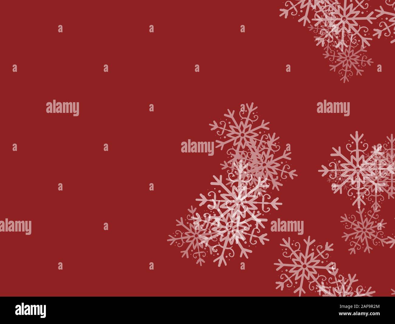 Winter Snow Gift Card Design Stock Photo - Alamy