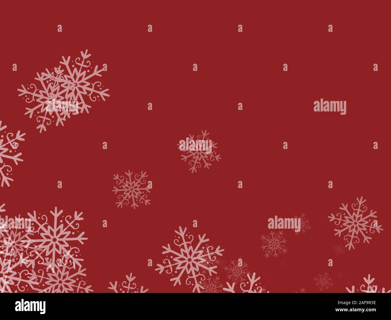 Winter Snow Gift Card Design Stock Photo - Alamy