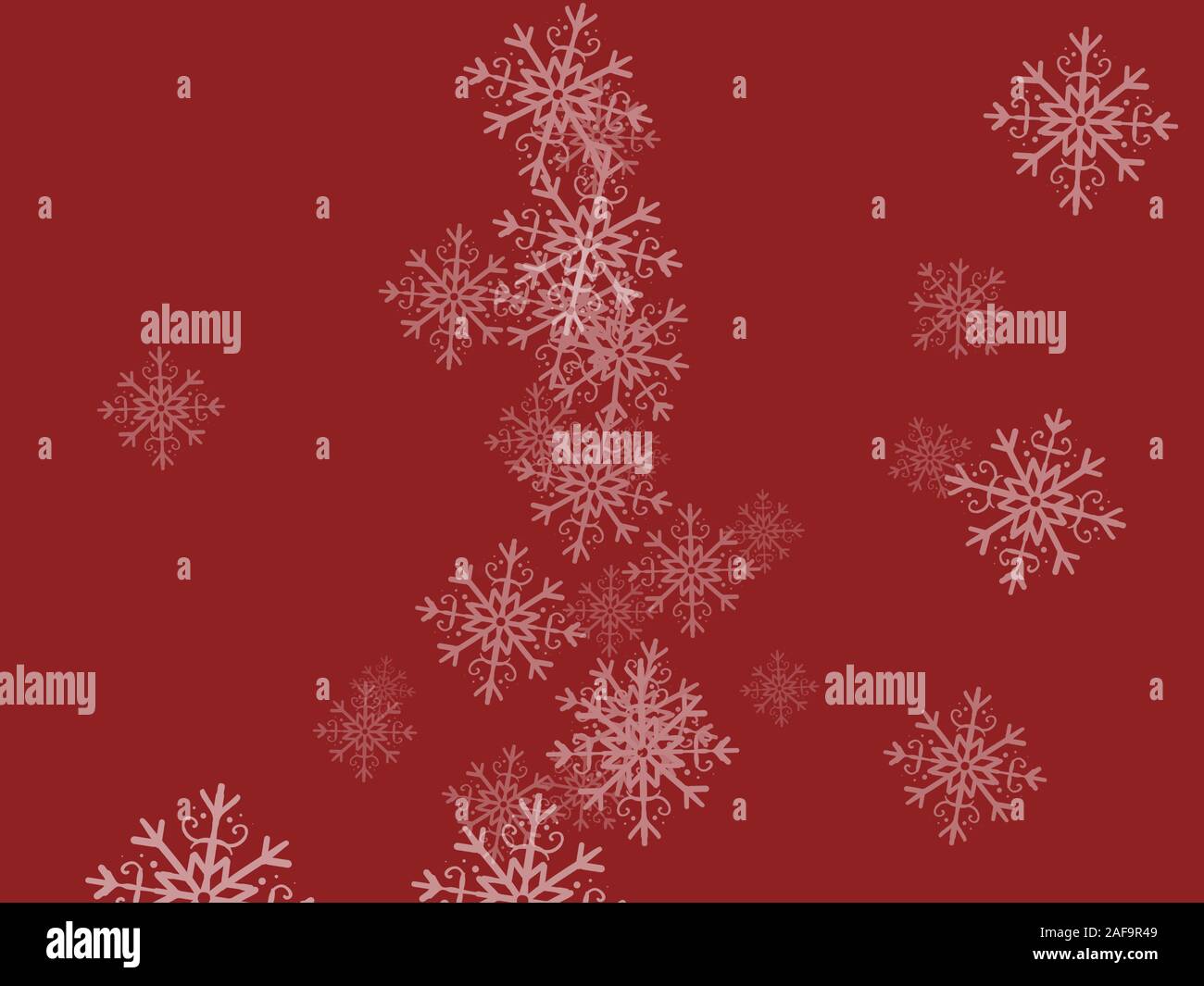 Winter Snow Gift Card Design Stock Photo - Alamy