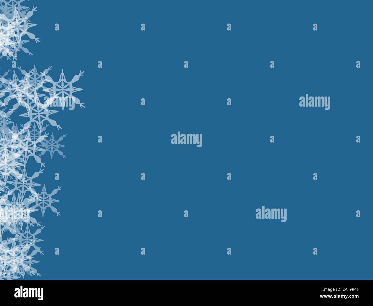 Winter Snow Gift Card Design Stock Photo - Alamy