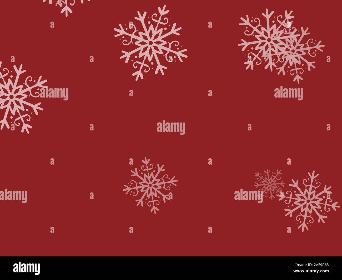Winter Snow Gift Card Design Stock Photo - Alamy