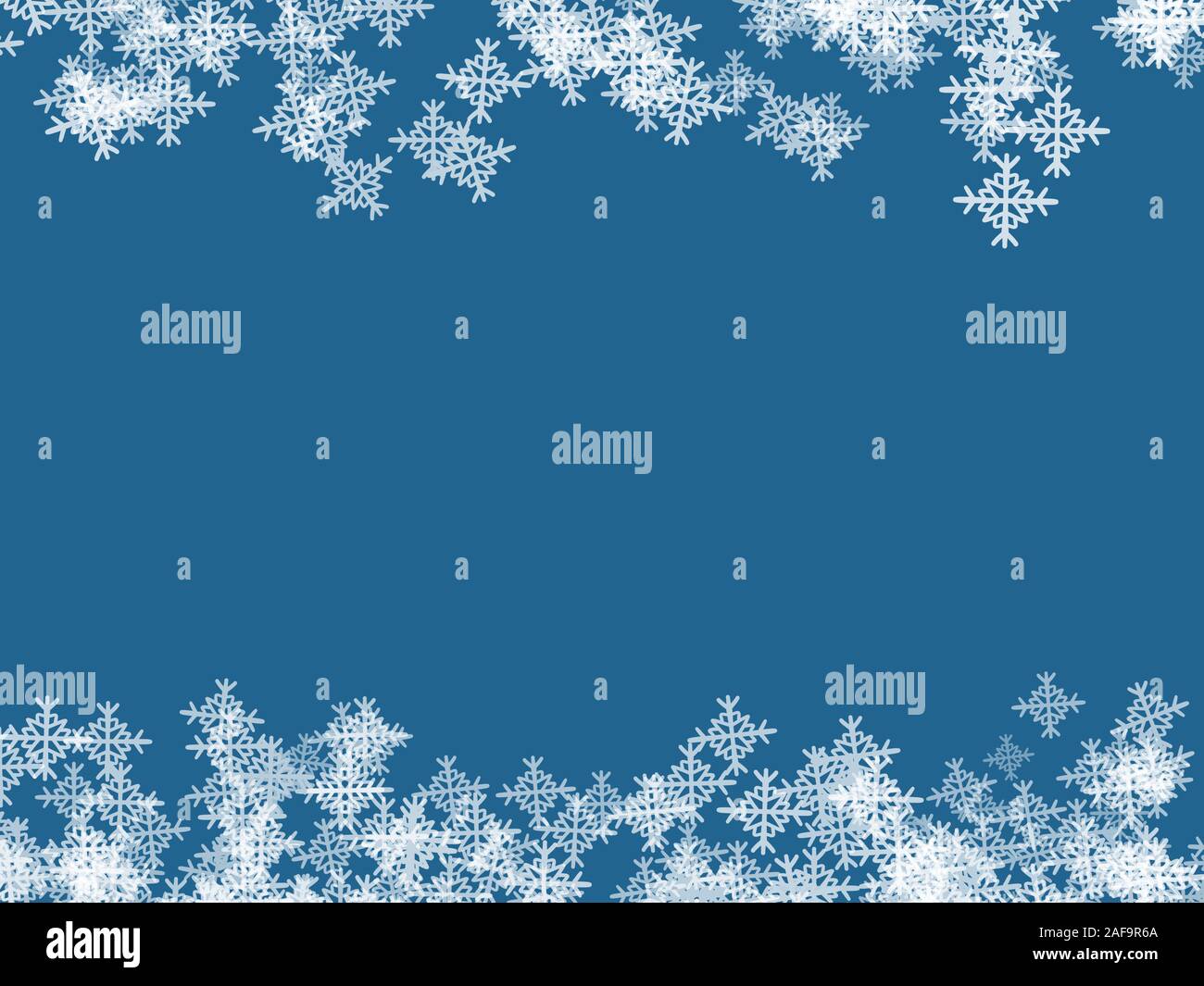 Winter Snow Gift Card Design Stock Photo - Alamy