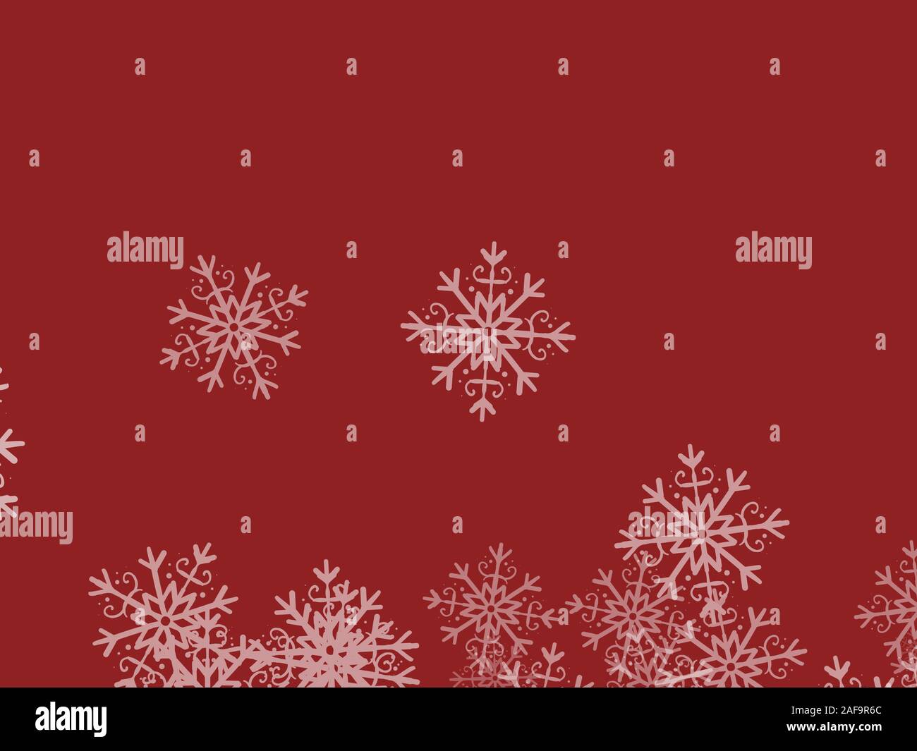Winter Snow Gift Card Design Stock Photo - Alamy