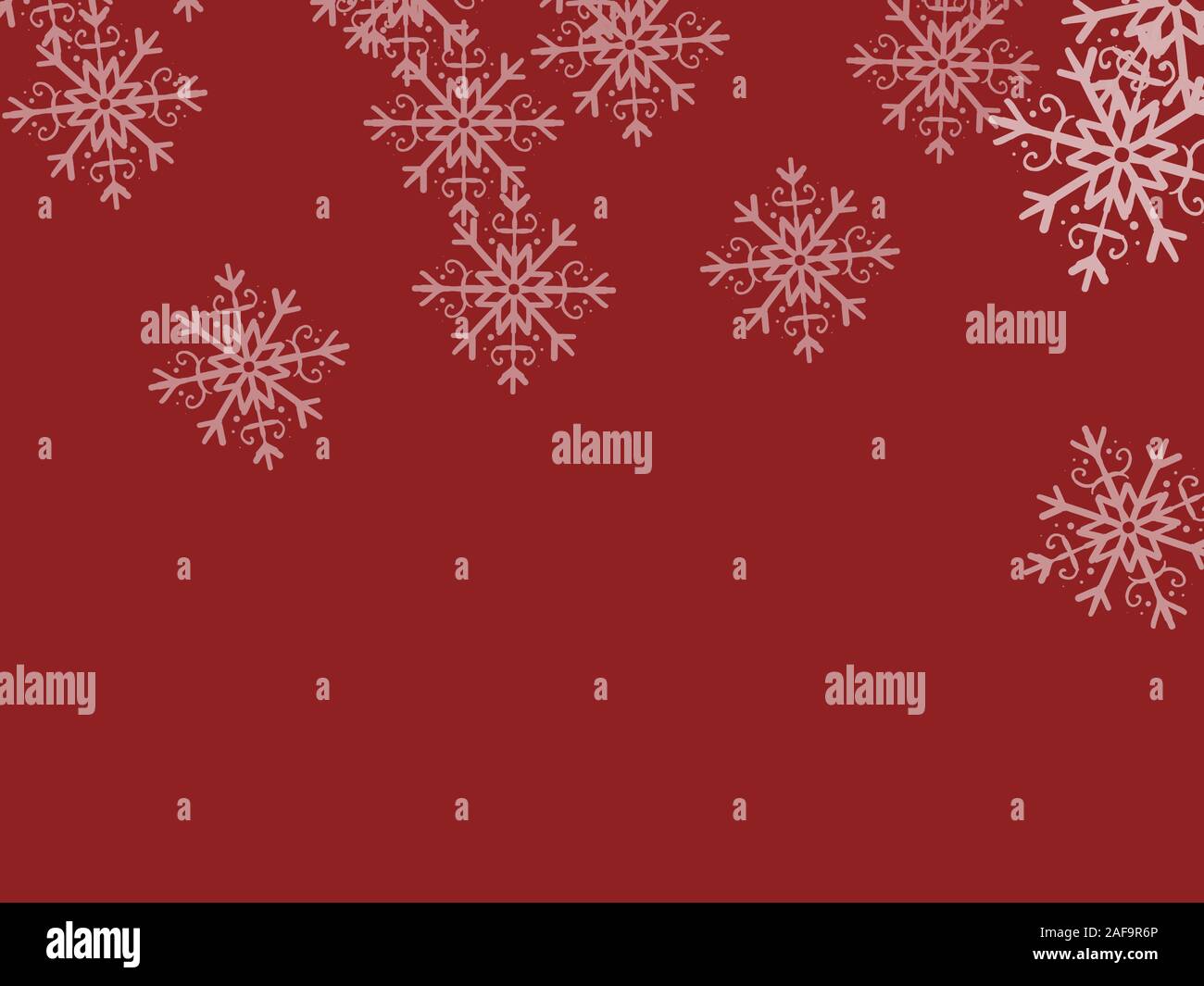 Winter Snow Gift Card Design Stock Photo - Alamy