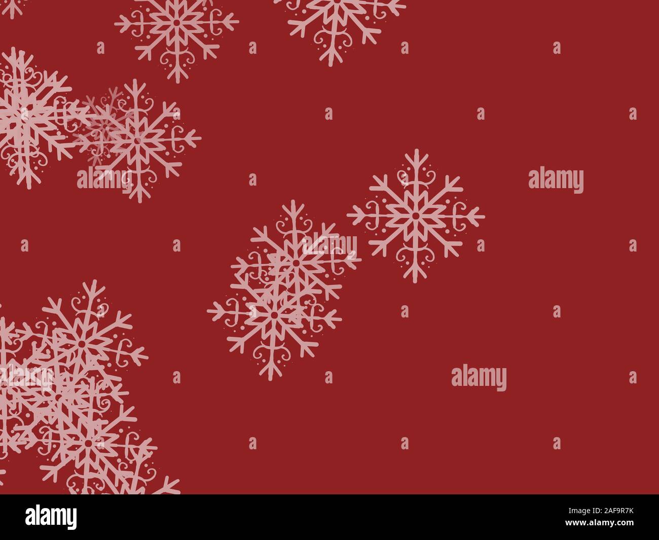 Winter Snow Gift Card Design Stock Photo - Alamy