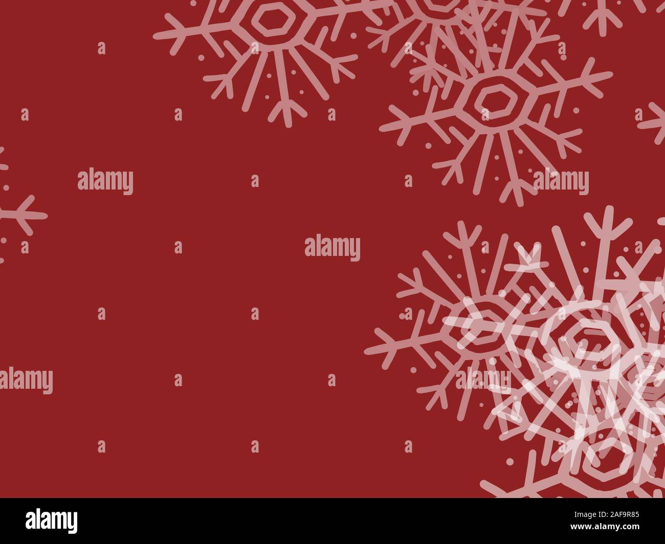 Winter Snow Gift Card Design Stock Photo - Alamy