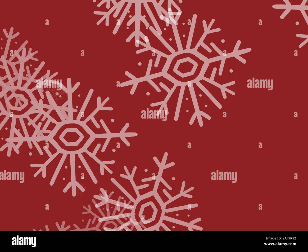Winter Snow Gift Card Design Stock Photo - Alamy