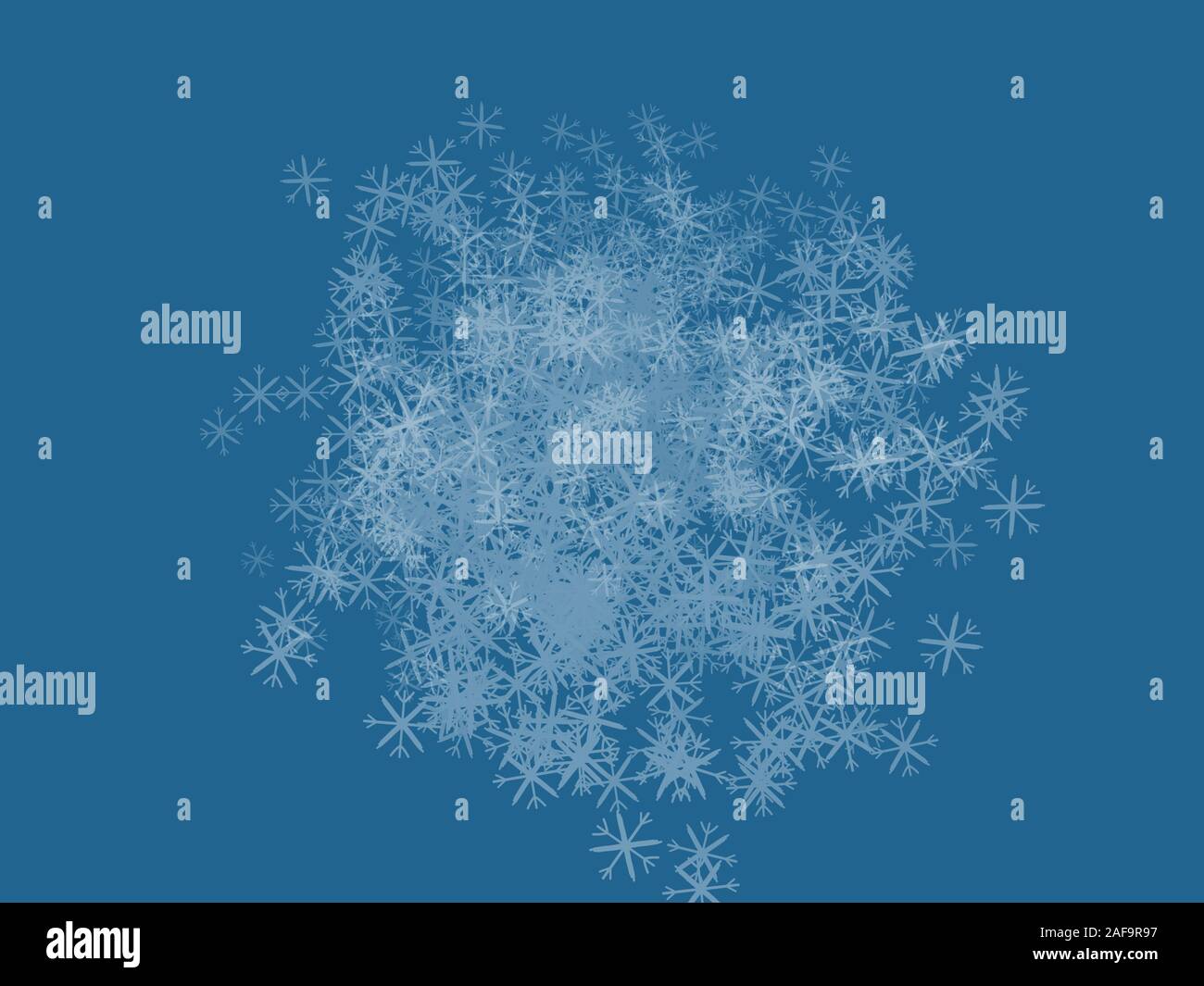 Winter Snow Gift Card Design Stock Photo - Alamy